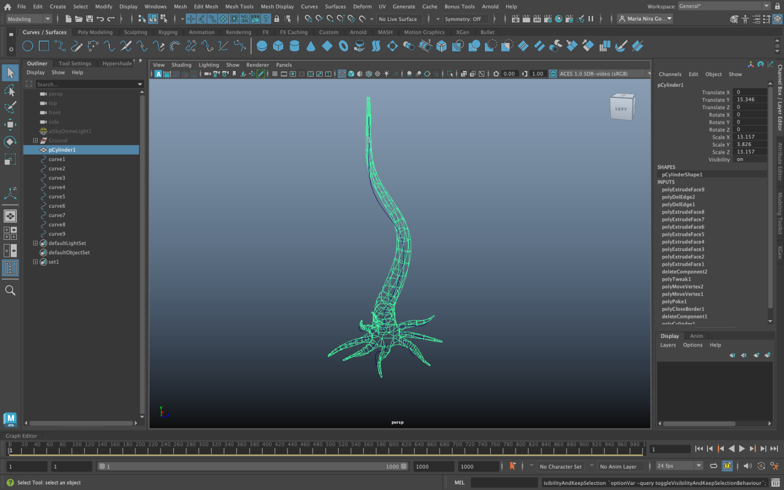 Week 4: Trees Modelling in Maya, & Previs – Nira's VFX Blog