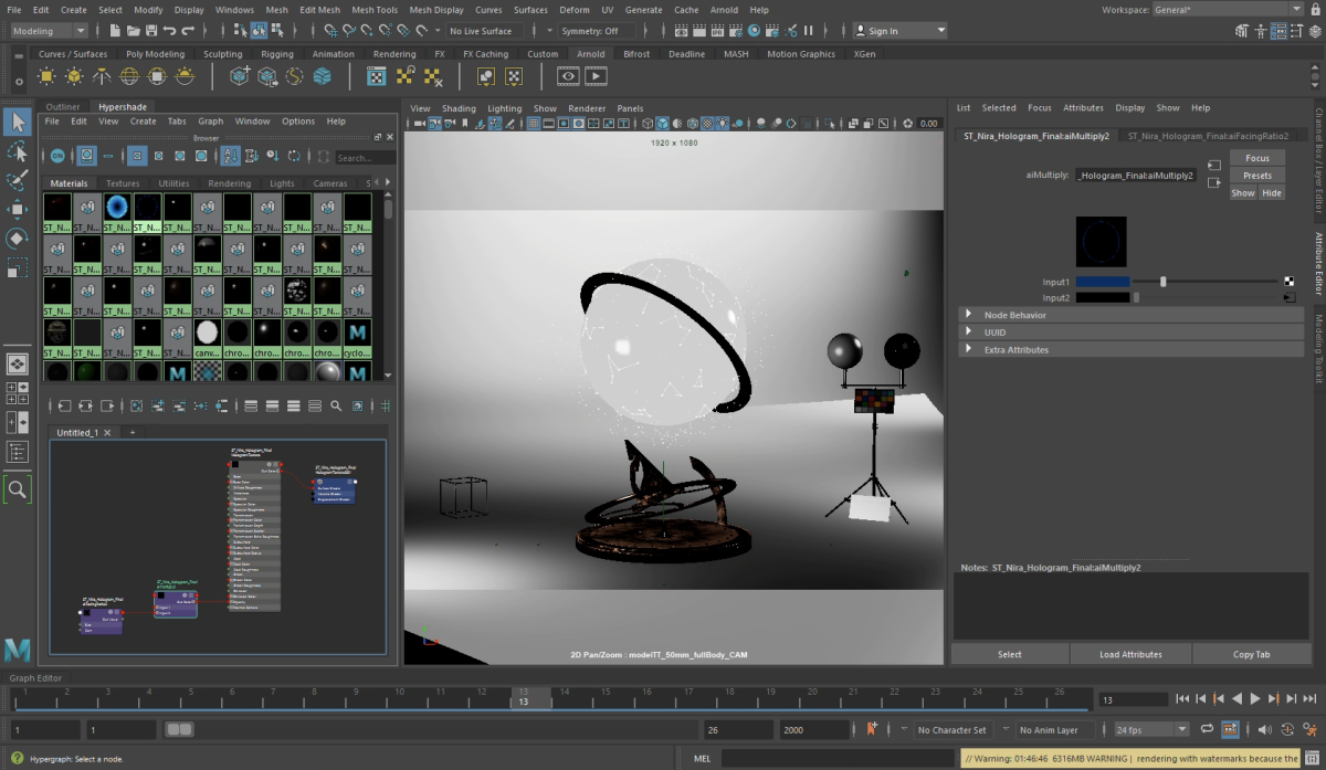 Weeks 10 & 11: Final Models Render with Studio Lighting in Maya ...